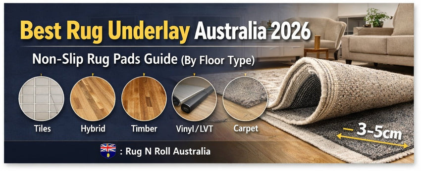Rug Underlay Australia 2026 | Best Non-Slip Rug Pads – Rug N Roll